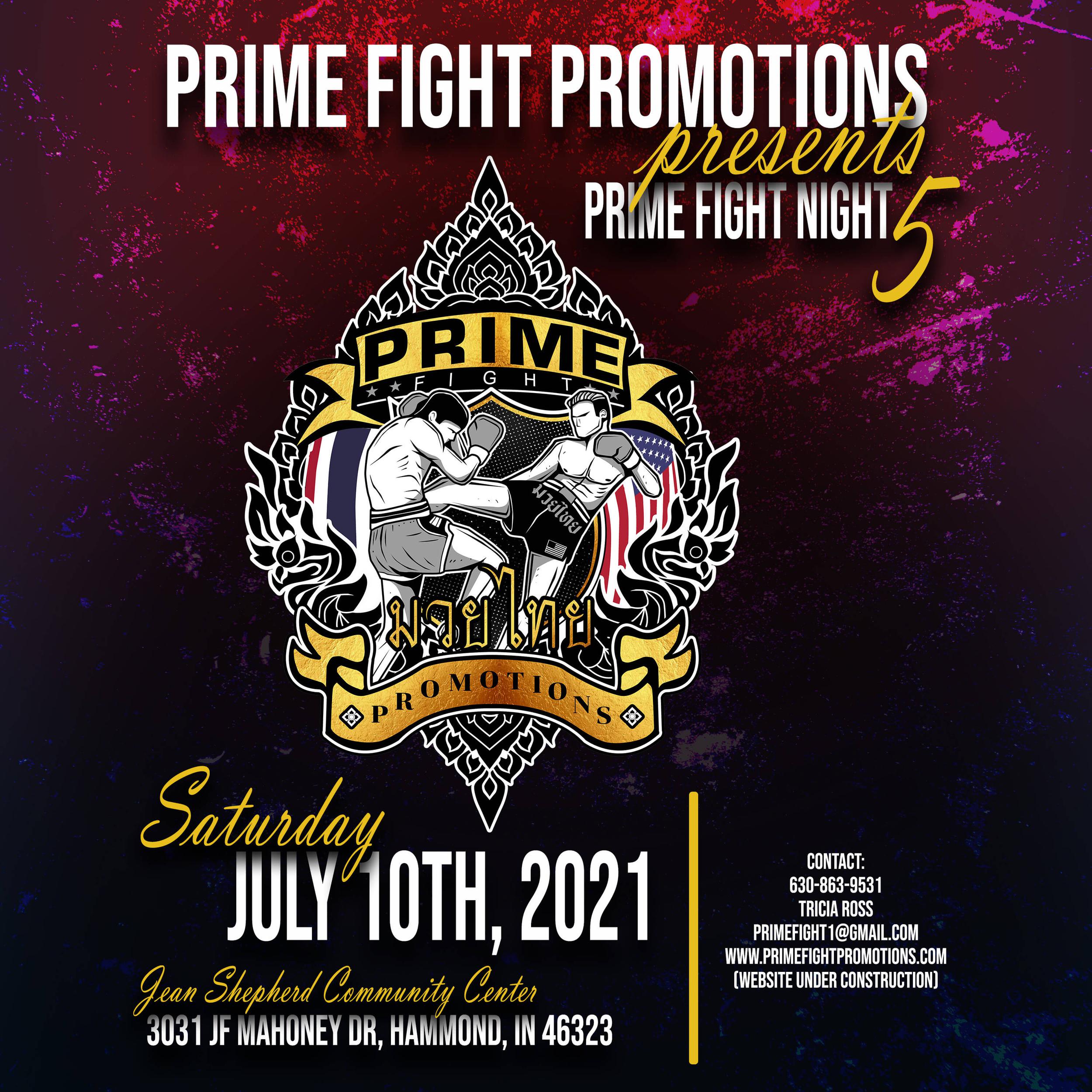 Prime Fight Promotions | US Muay Thai Fight Promoters