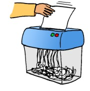 Shredding Old Documents