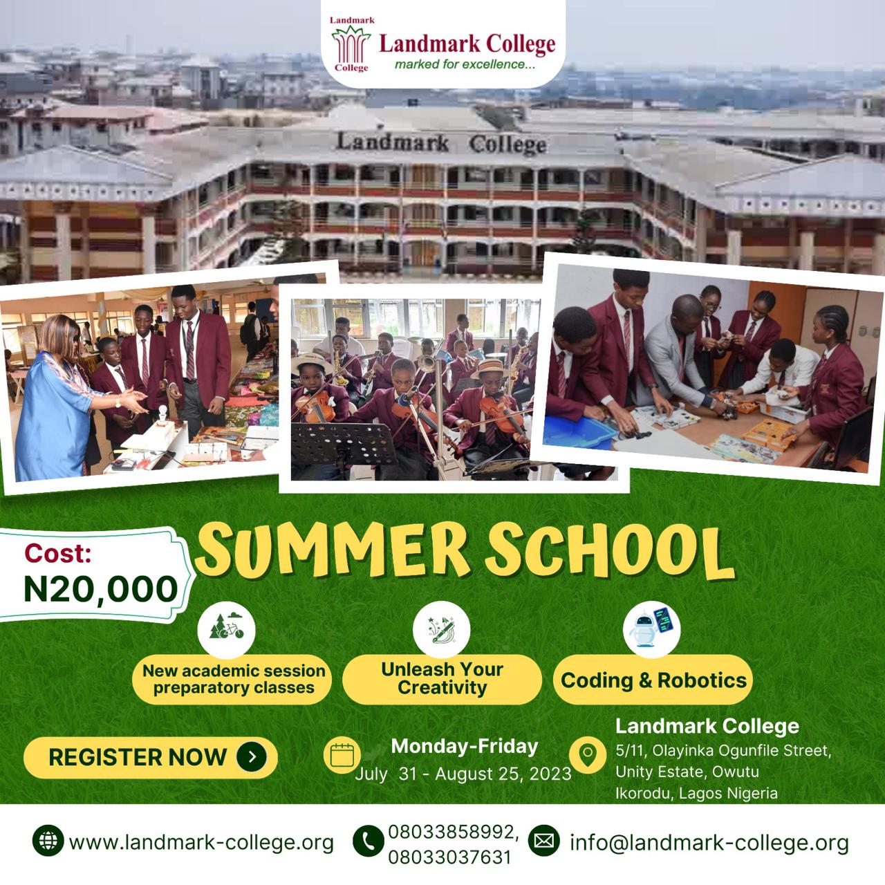 Landmark College, Ikorodu, Lagos | Home