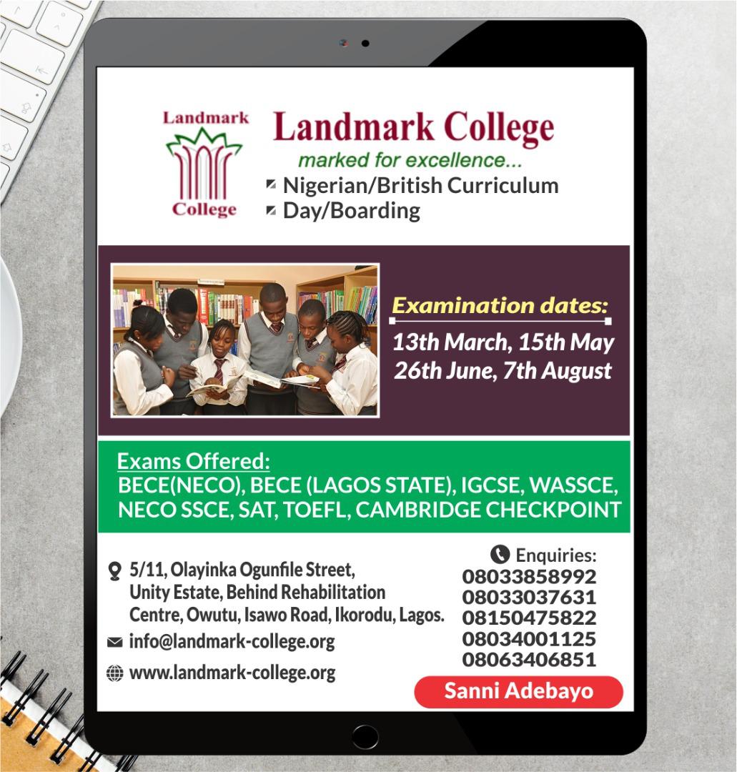 Landmark College, Ikorodu - Home