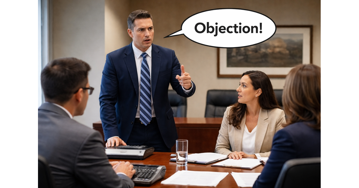 Speaking Objections in Texas Depositions: When “Objection, Form” Goes ...