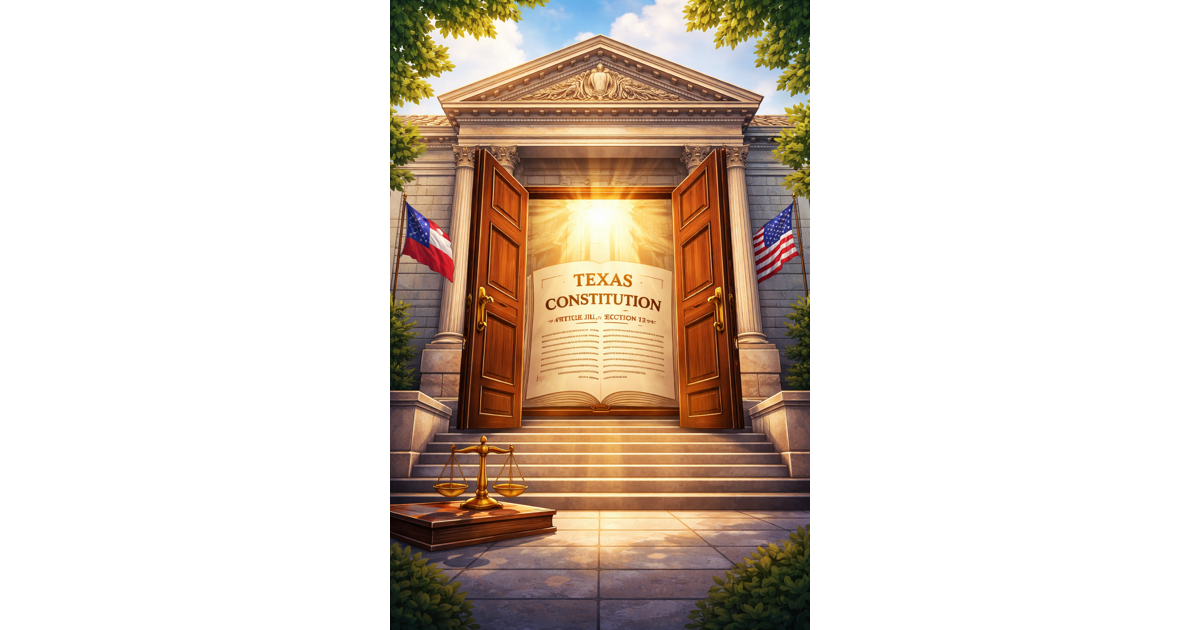The Texas Open Courts Doctrine: When the Constitution Protects Your ...