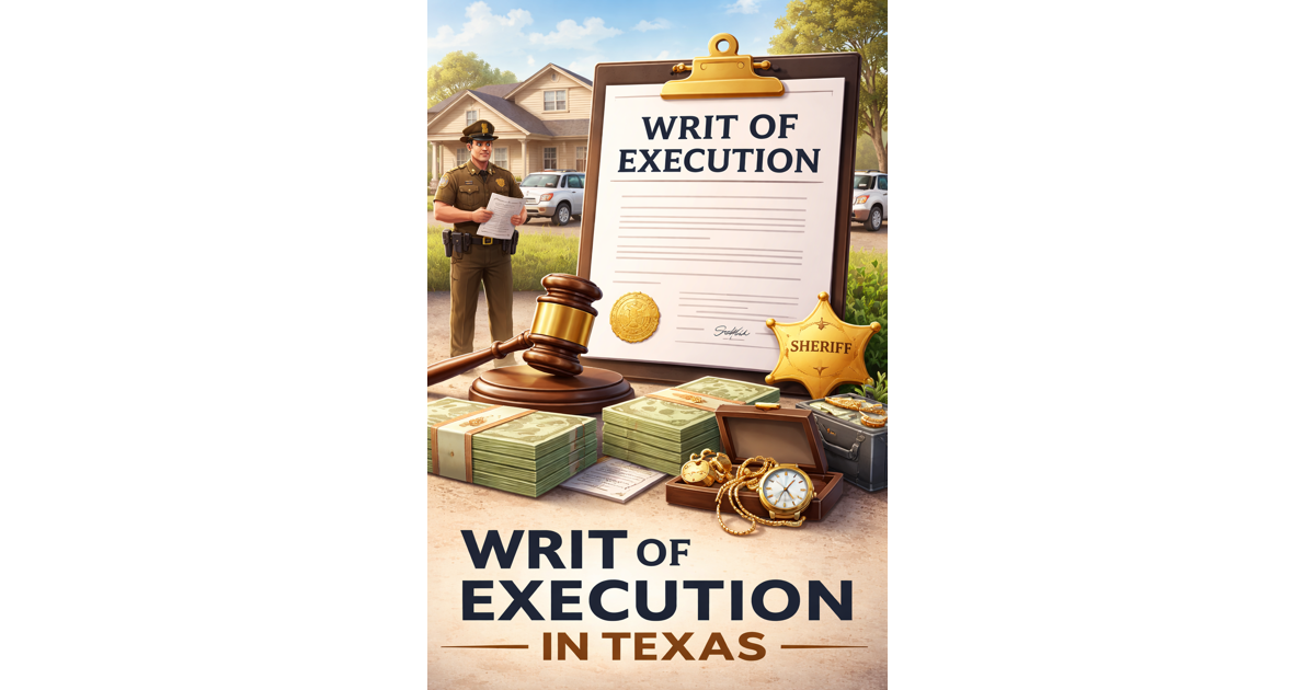 Writs of Execution in Texas: How Judgments Are Enforced After You Win a ...