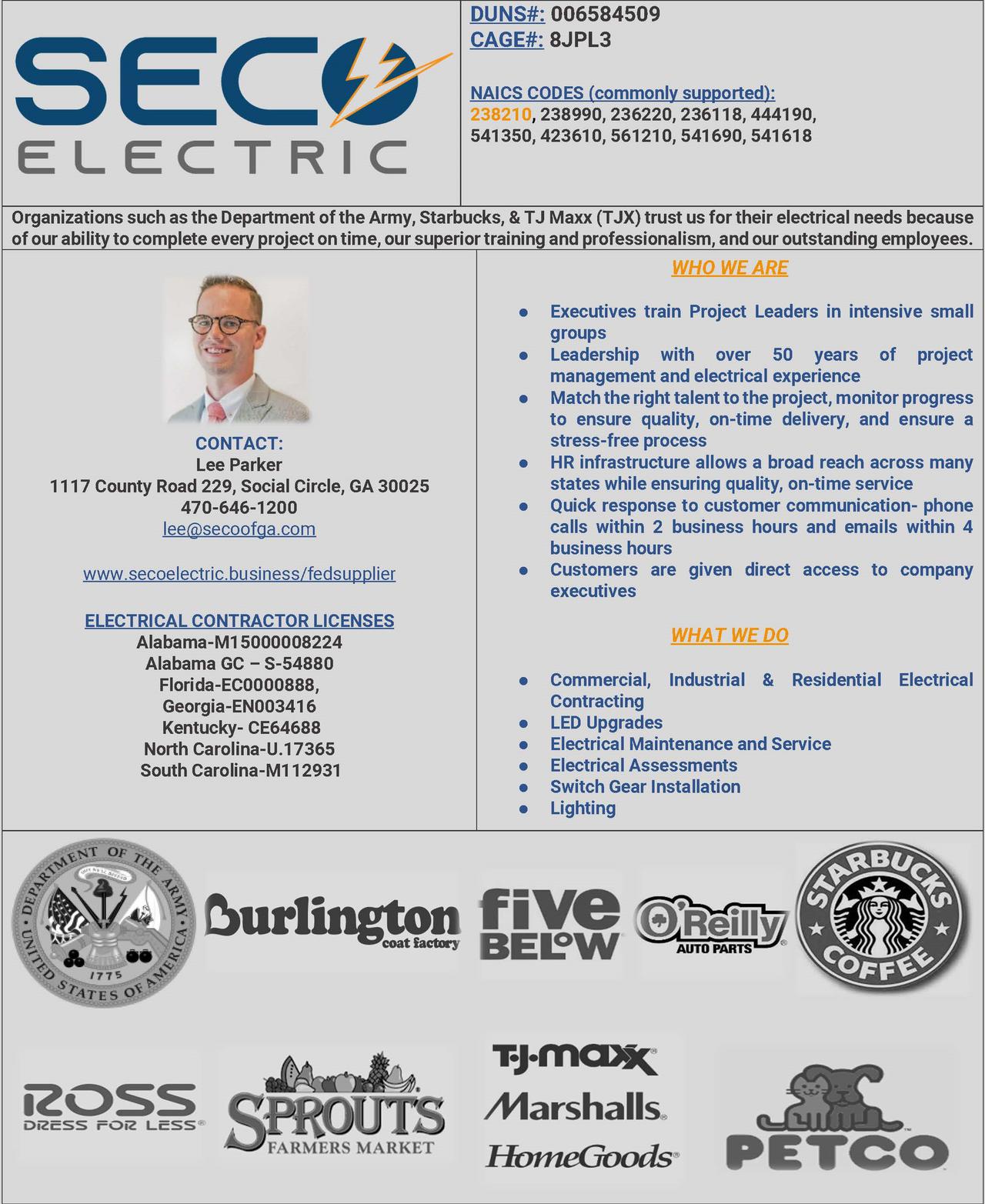 SECO Electric - Federal Contracting
